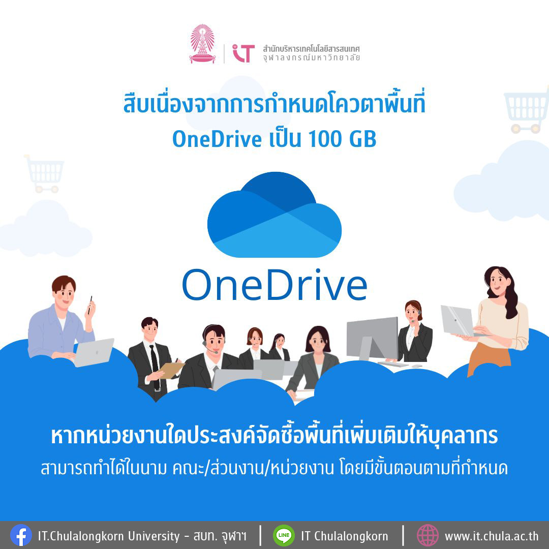 หน่วยงานสามารถจัดซื้อพื้นที่ให้ผู้ใช้งานในหน่วยงานได้ - IT ...